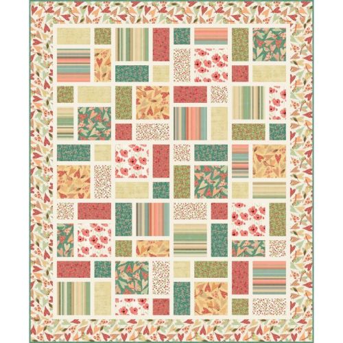 Poppy Pathways Quilt Kit