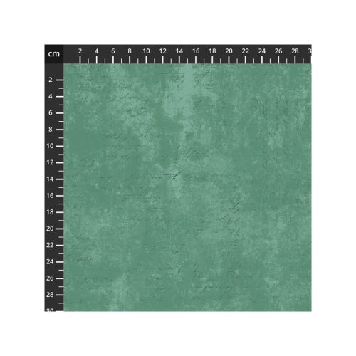 Poppy fabric: Script, Teal