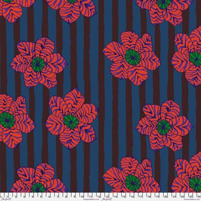Brandon Mably Fabric Zebra Lily Dark