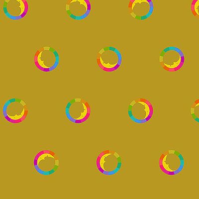 Alison Glass Between fabric: Smile Yarrow