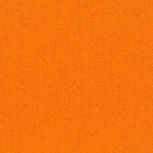 Kona Clementine Cotton Solid Patchwork Fabric: (per 1/4 metre)