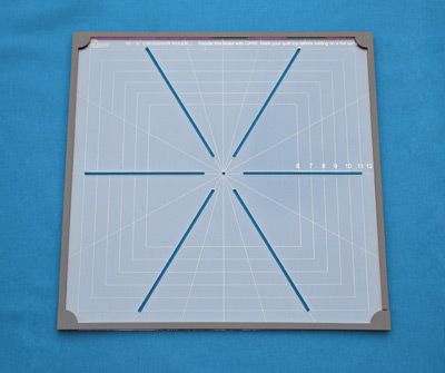 Westalee Ruler Crosshair Square 12.5" 6 Point