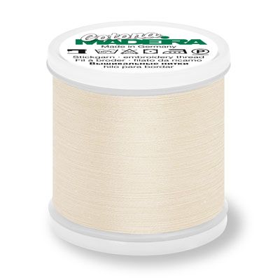 Madeira Cotona 80 Thread: #504 Ecru 200m Cotton UK