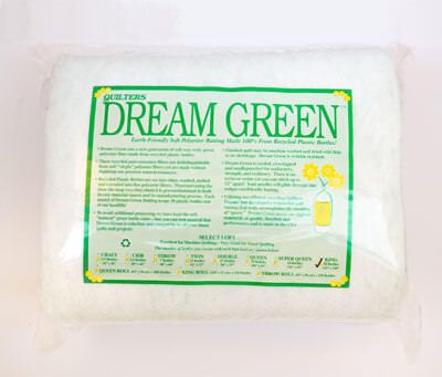 Quilters Dream Green Recycled Polyester Wadding 122in x 122in