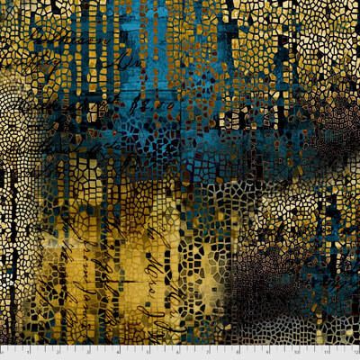 Abandoned 2: Guilded Mosaic Gold by Tim Holtz for Free Spirit