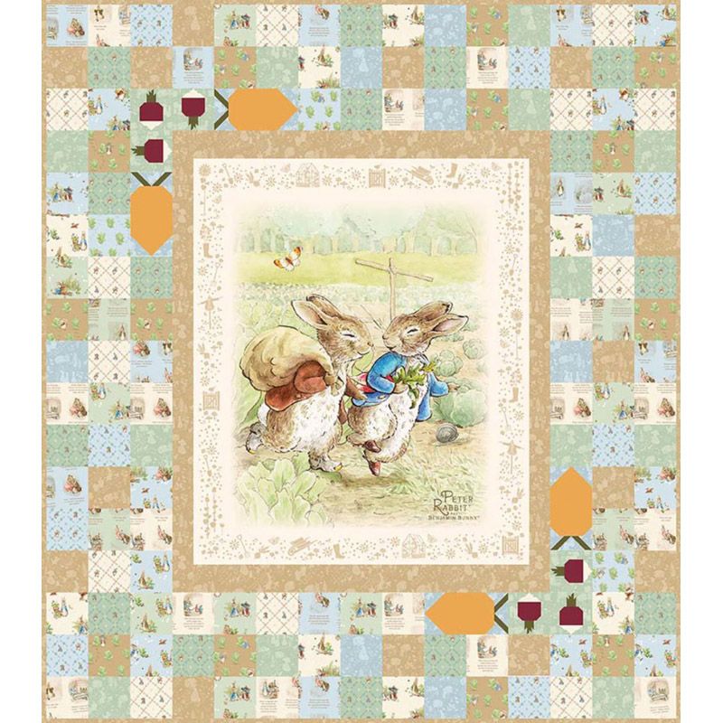 Peter's Garden Adventures Boxed Quilt Kit Pre Order Riley Blake Designs UK